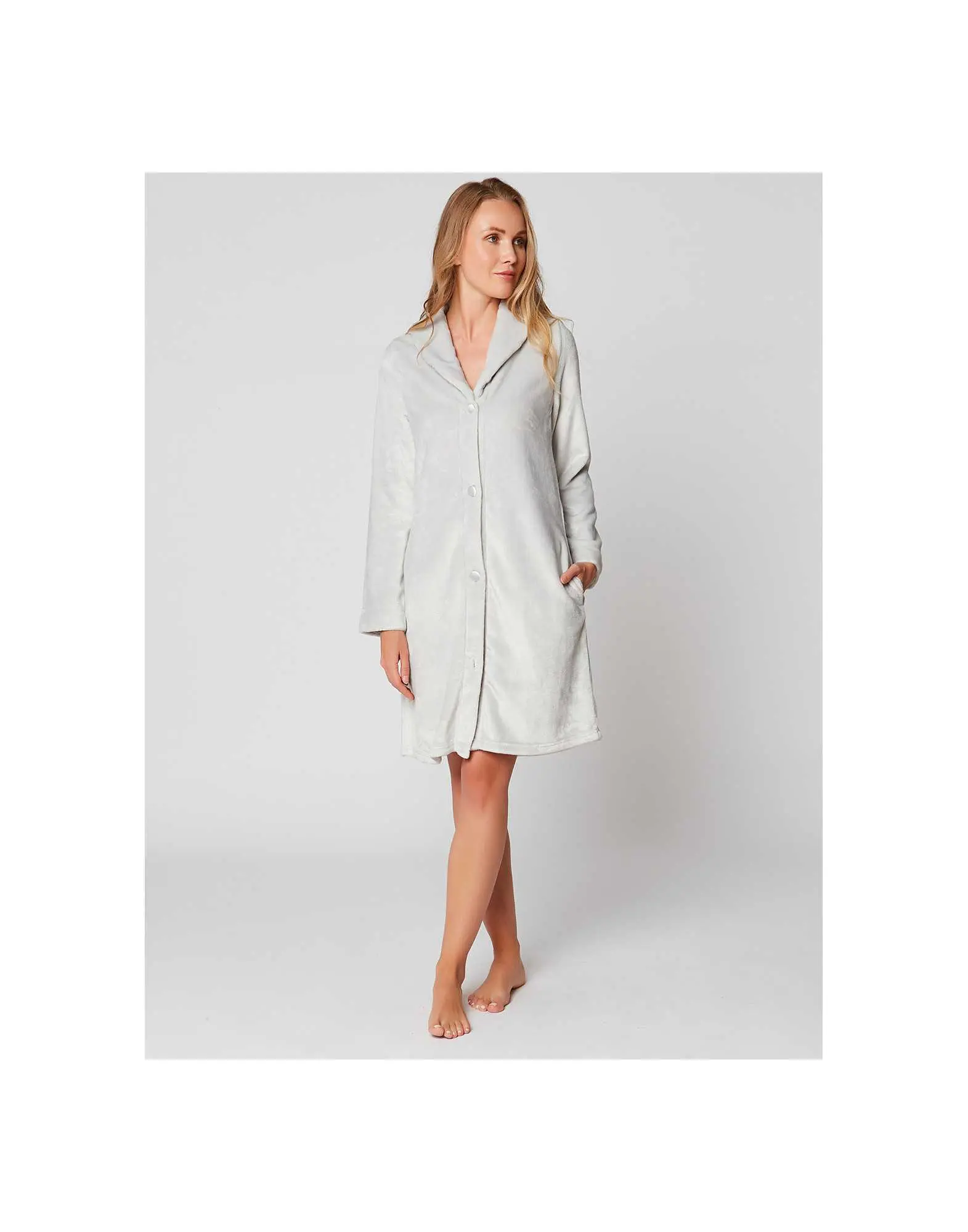 Buttoned Robe, High-End Homewear | Le Chat