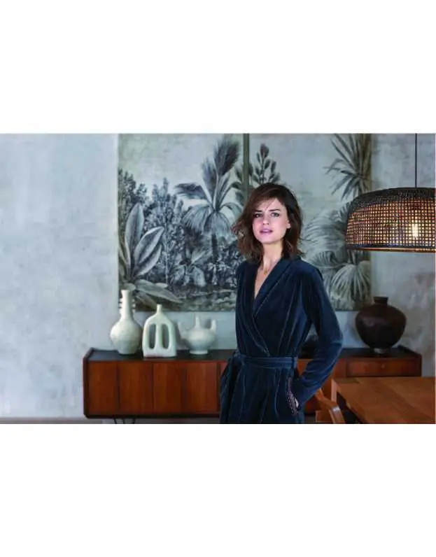 Women's warm dressing gown, ultra soft | Le Chat